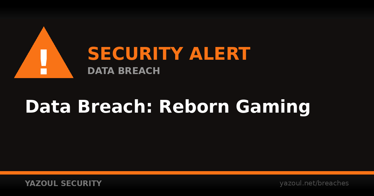 Reborn Gaming Breach: 126 Accounts Exposed (2026)